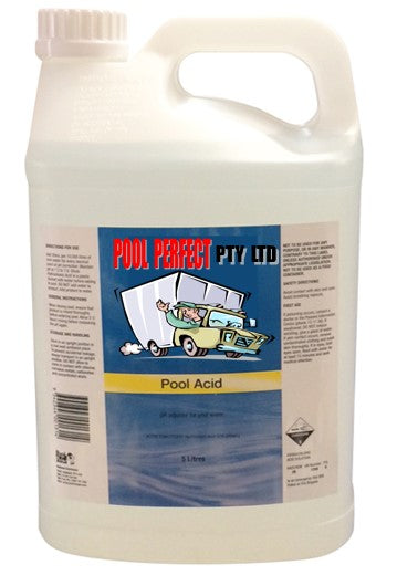 Pool Acid (Hydrochloric Acid) 5 litre non-returnable bottle – Pool Perfect